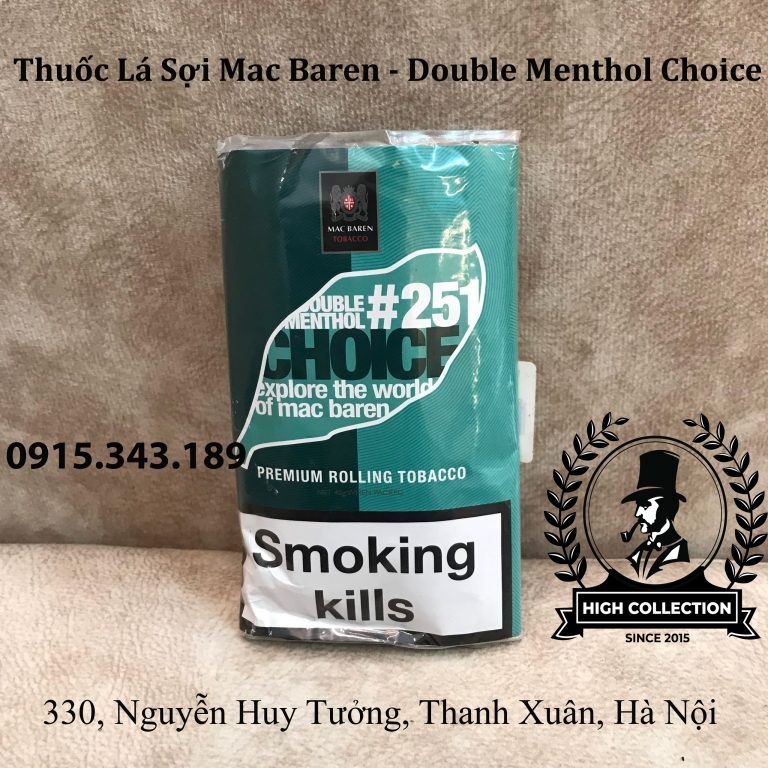 Thuốc Lá Sợi Mac Baren Double Menthol Choice - High Collection